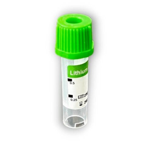 Lithium Heparin Tube Anti-Clot MicroTube 1ml