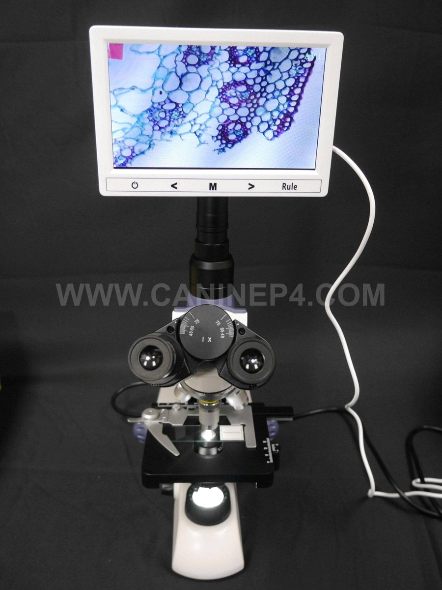 Canine Semen Analysis Microscope Dual Screen & Binocular
